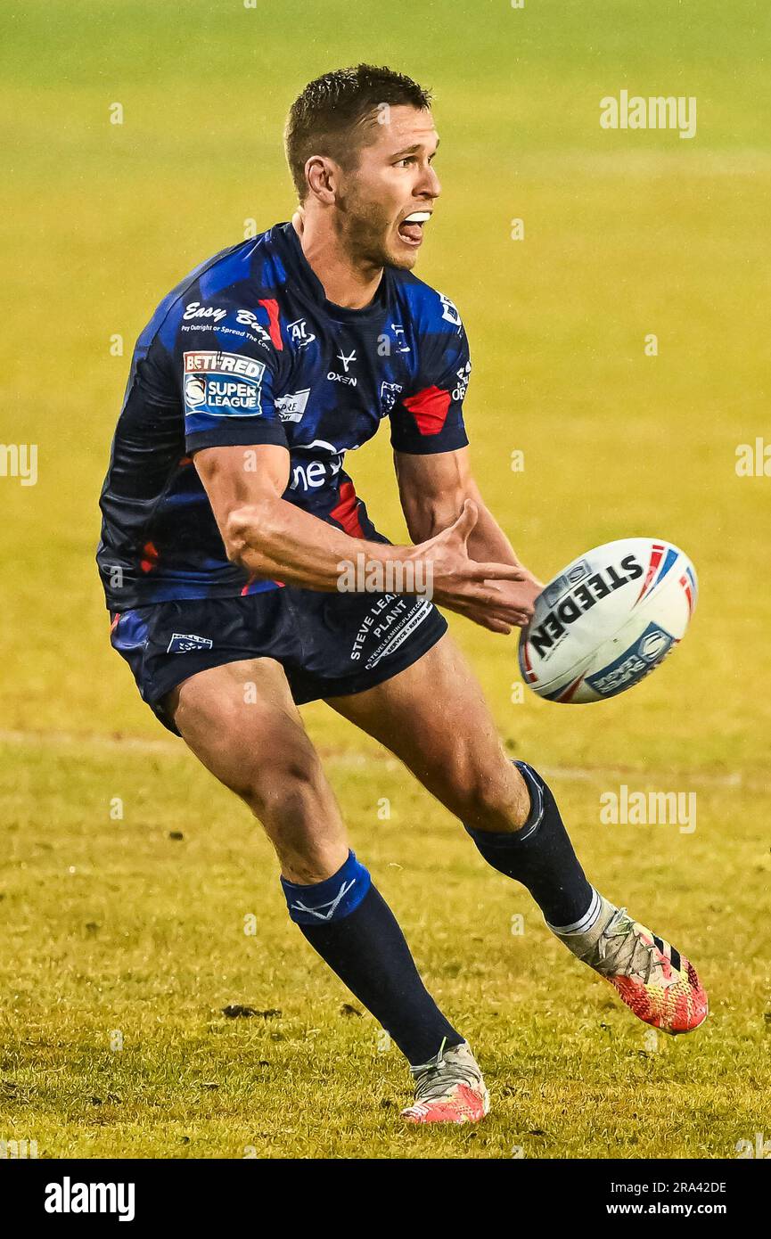 Matt Parcell #9 of Hull KR in action during the Betfred Super League ...