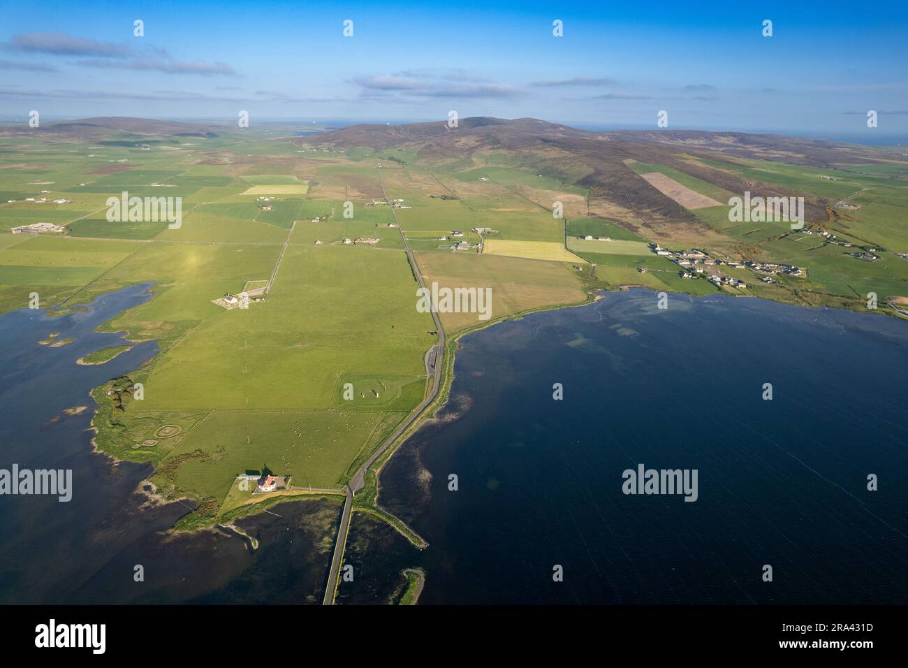 Standing Stones of Stenness, a neolithic stone henge on the Orkney ...
