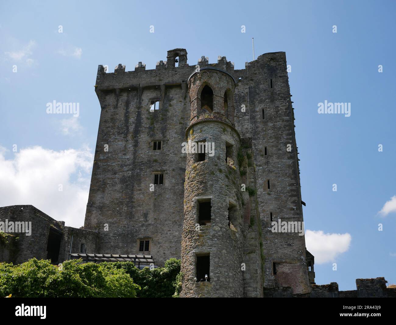 Old celtic castle tower, Blarney castle in Ireland, old ancient celtic ...
