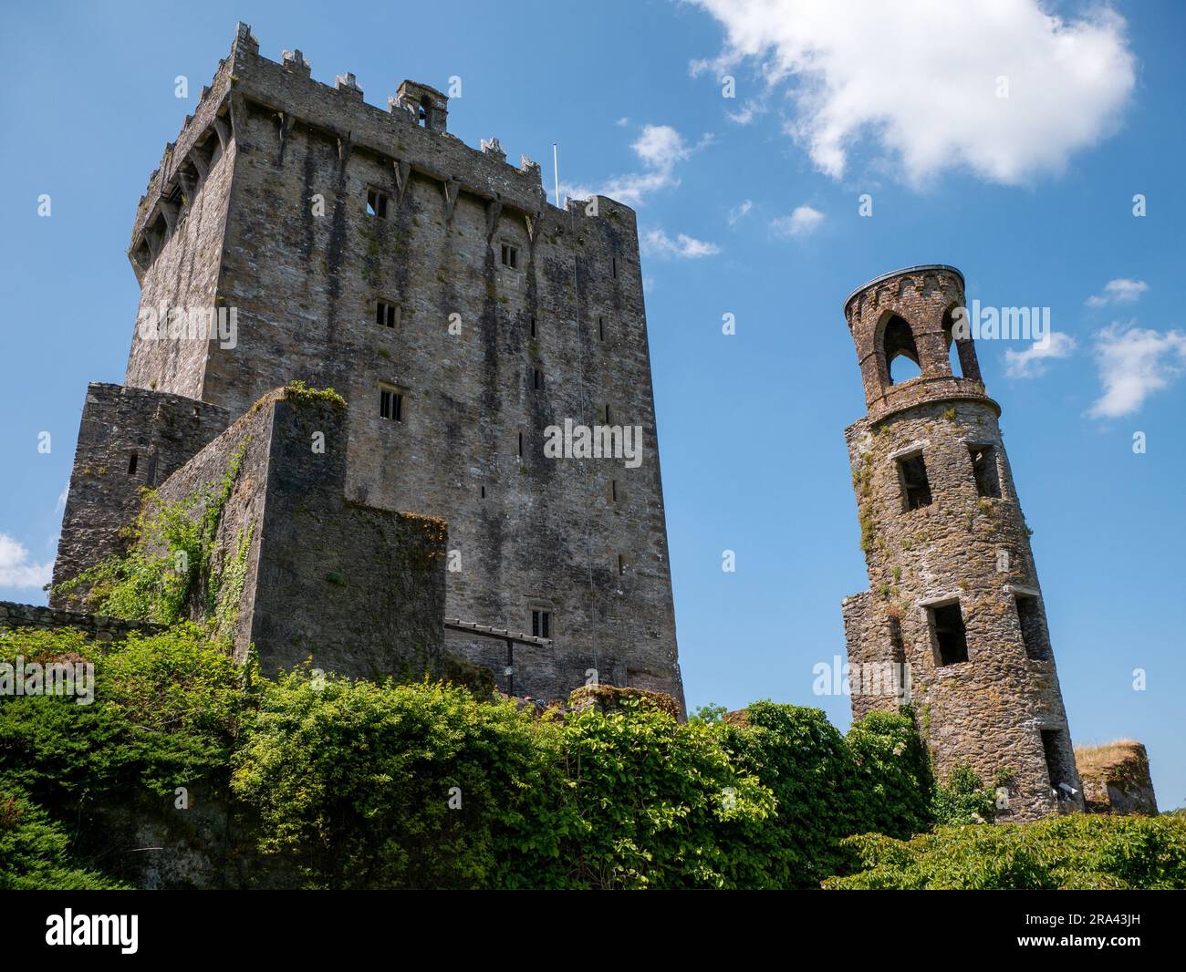 Old celtic castle tower, Blarney castle in Ireland, old ancient celtic ...