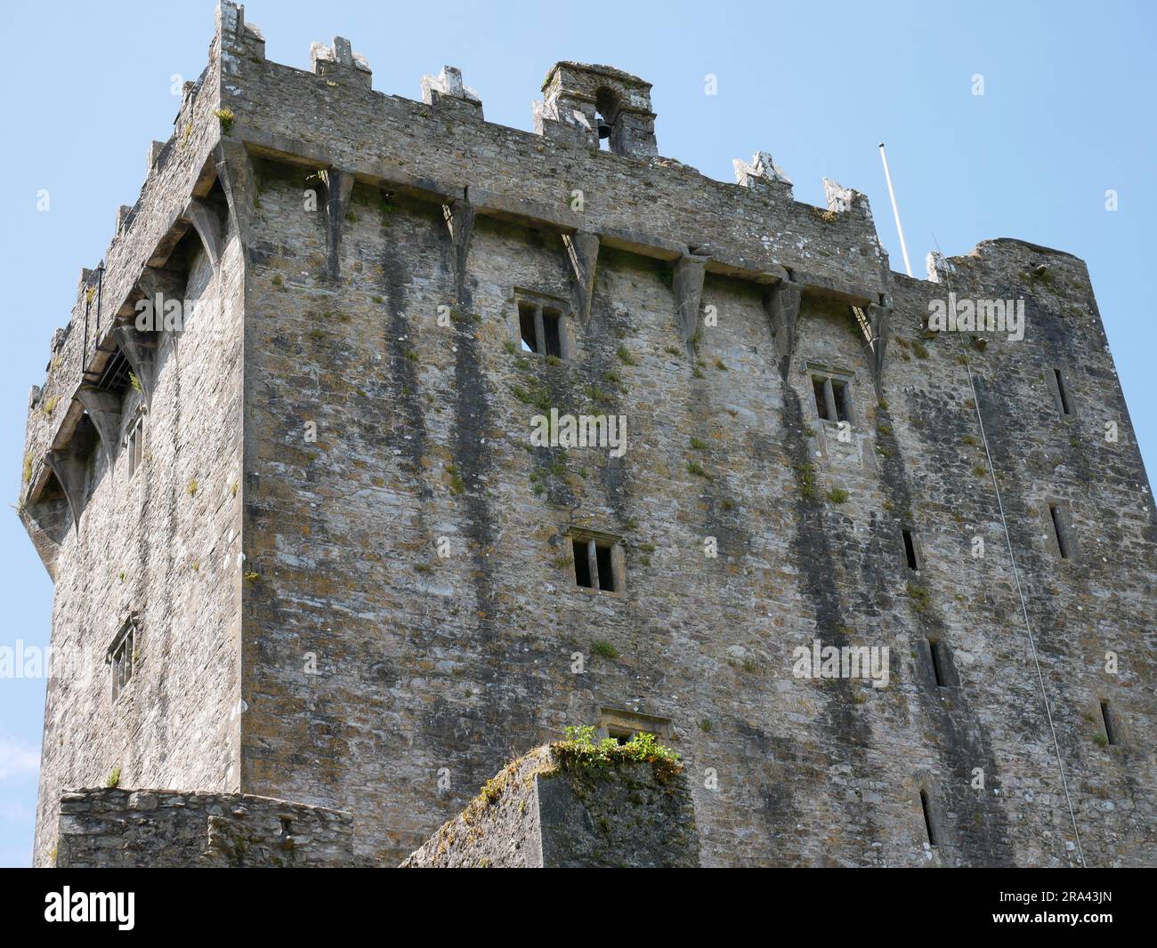 Old celtic castle tower, Blarney castle in Ireland, old ancient celtic ...