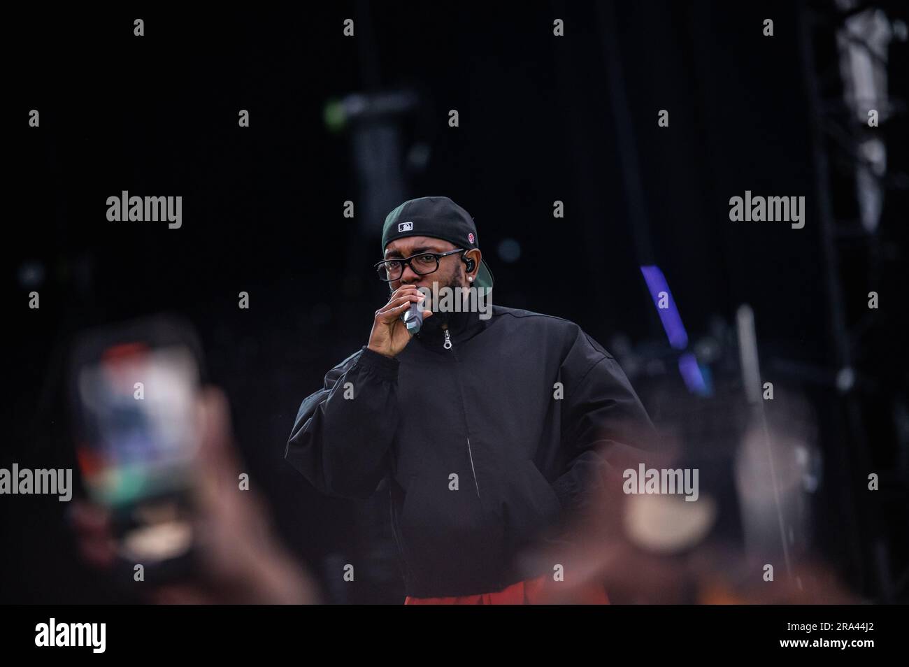 ROTTERDAM - Kendrick Lamar during a performance at the international ...