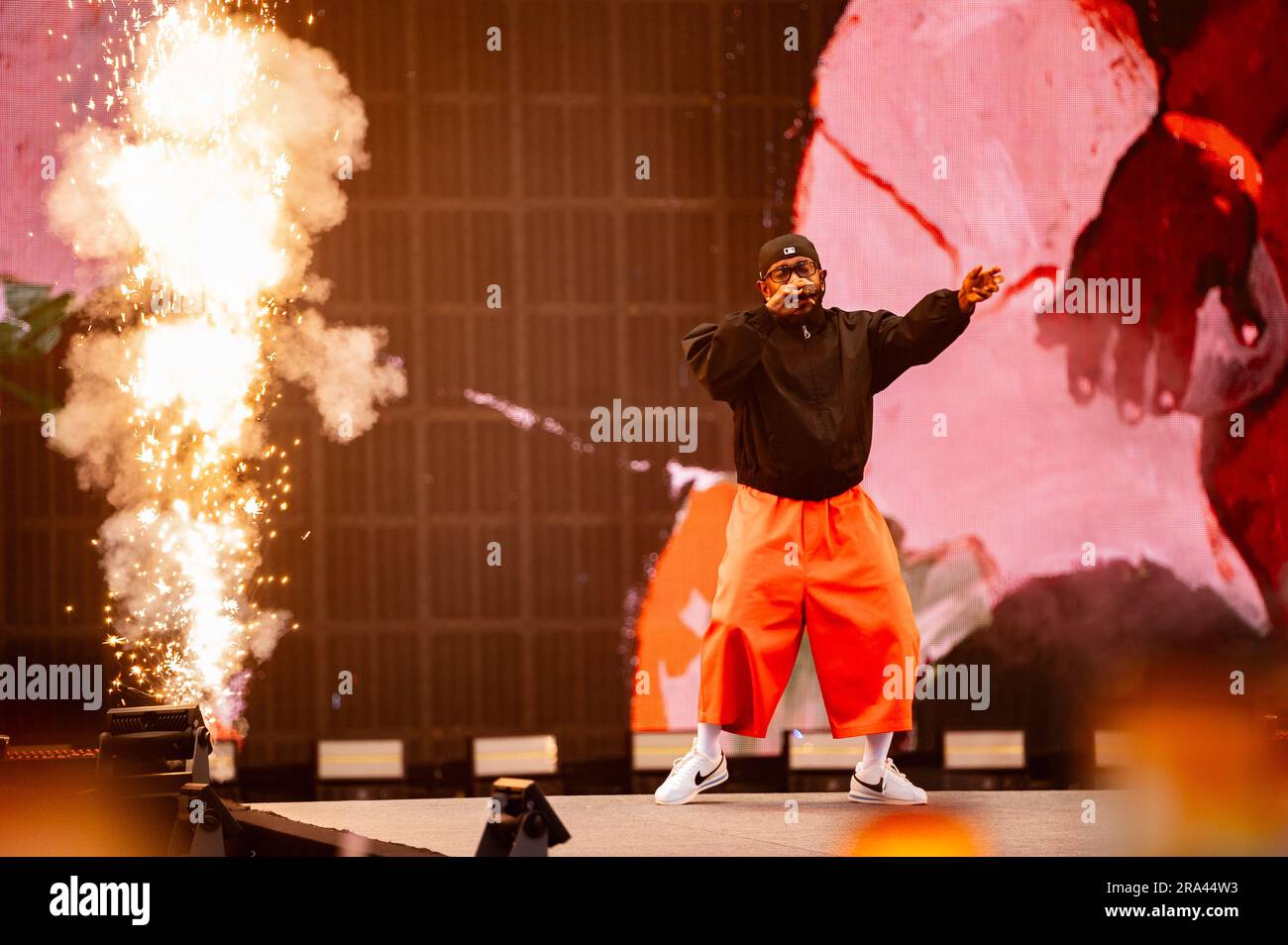 ROTTERDAM - Kendrick Lamar during a performance at the international ...