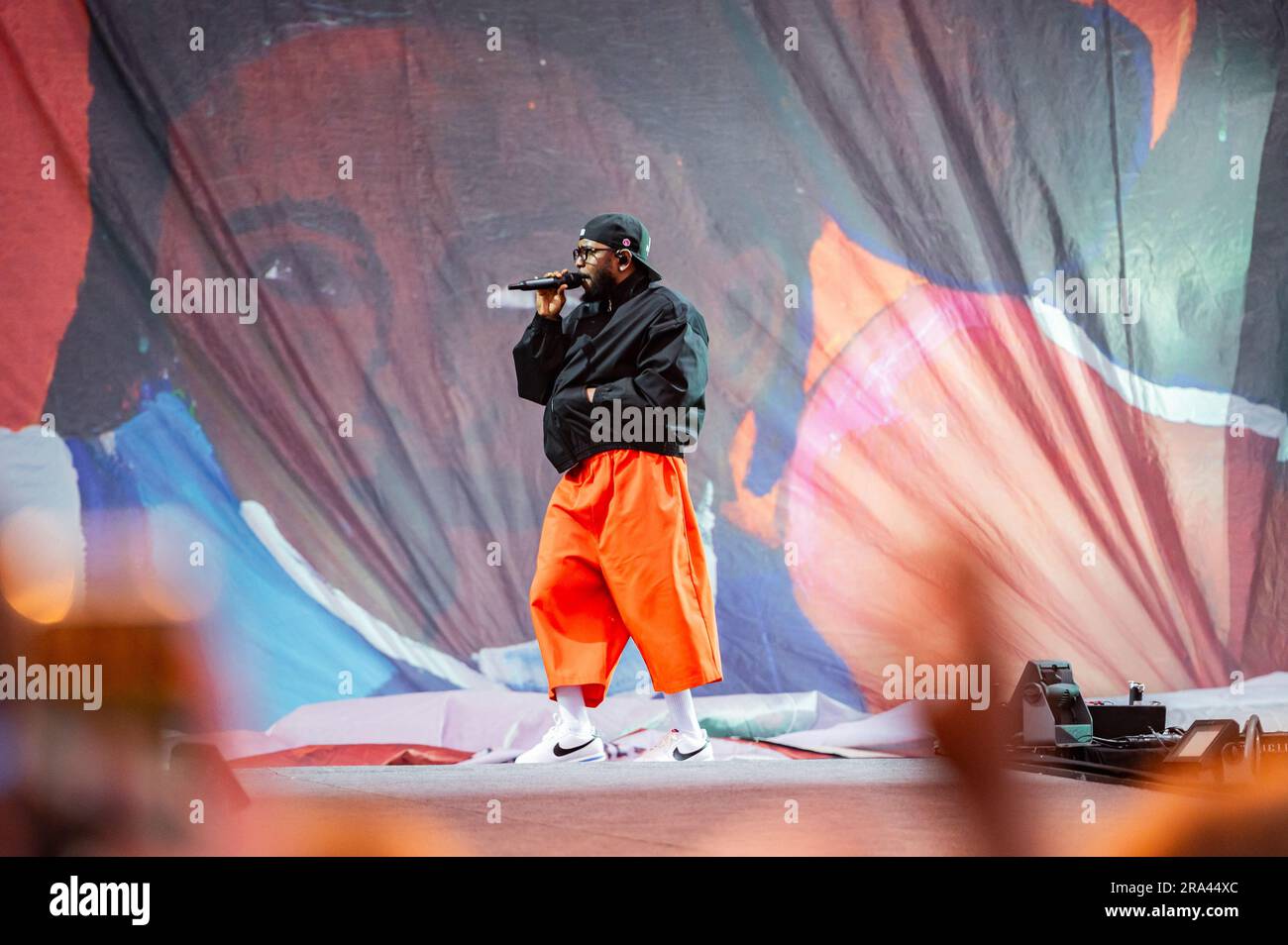 ROTTERDAM - Kendrick Lamar during a performance at the international ...