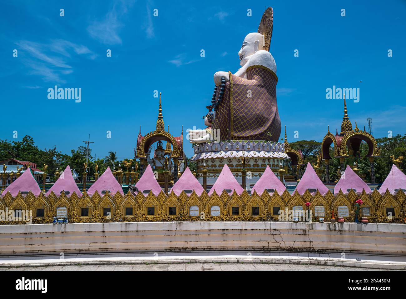 Koh Samui, Thailand -- March 27, 2023. A wide angle photo taken from ...