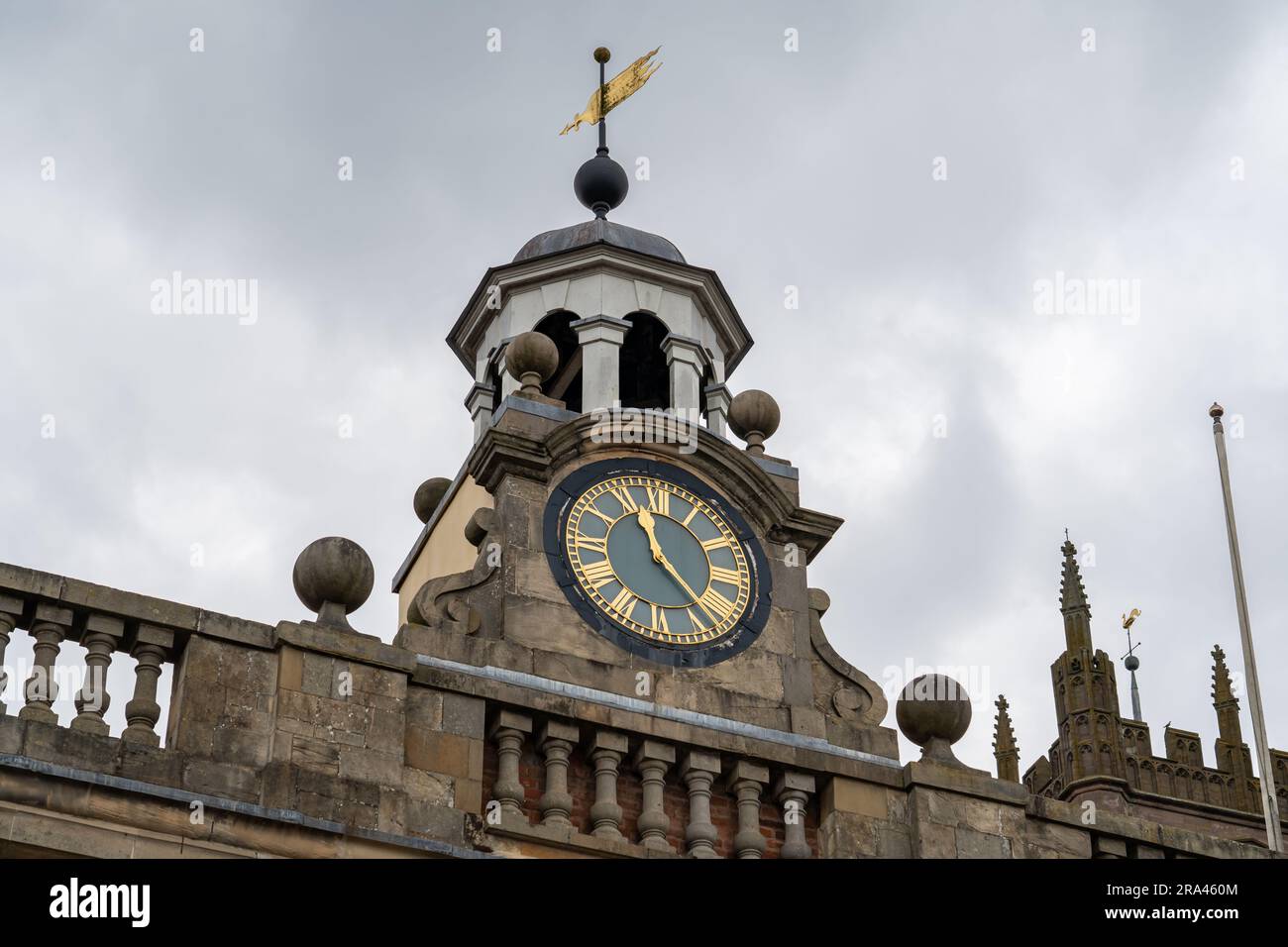 Ludlow, Shropshire, UK - June 29th 2023: The Clock Tower on Butter ...