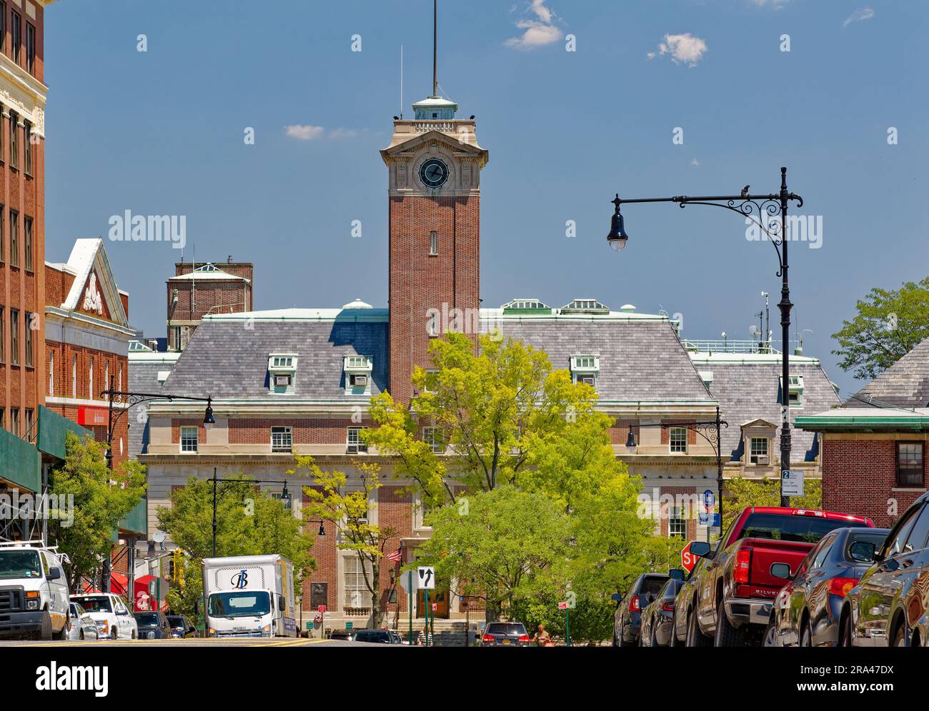 Staten Island Borough Hall was built in 1906 on a hill overlooking NY ...