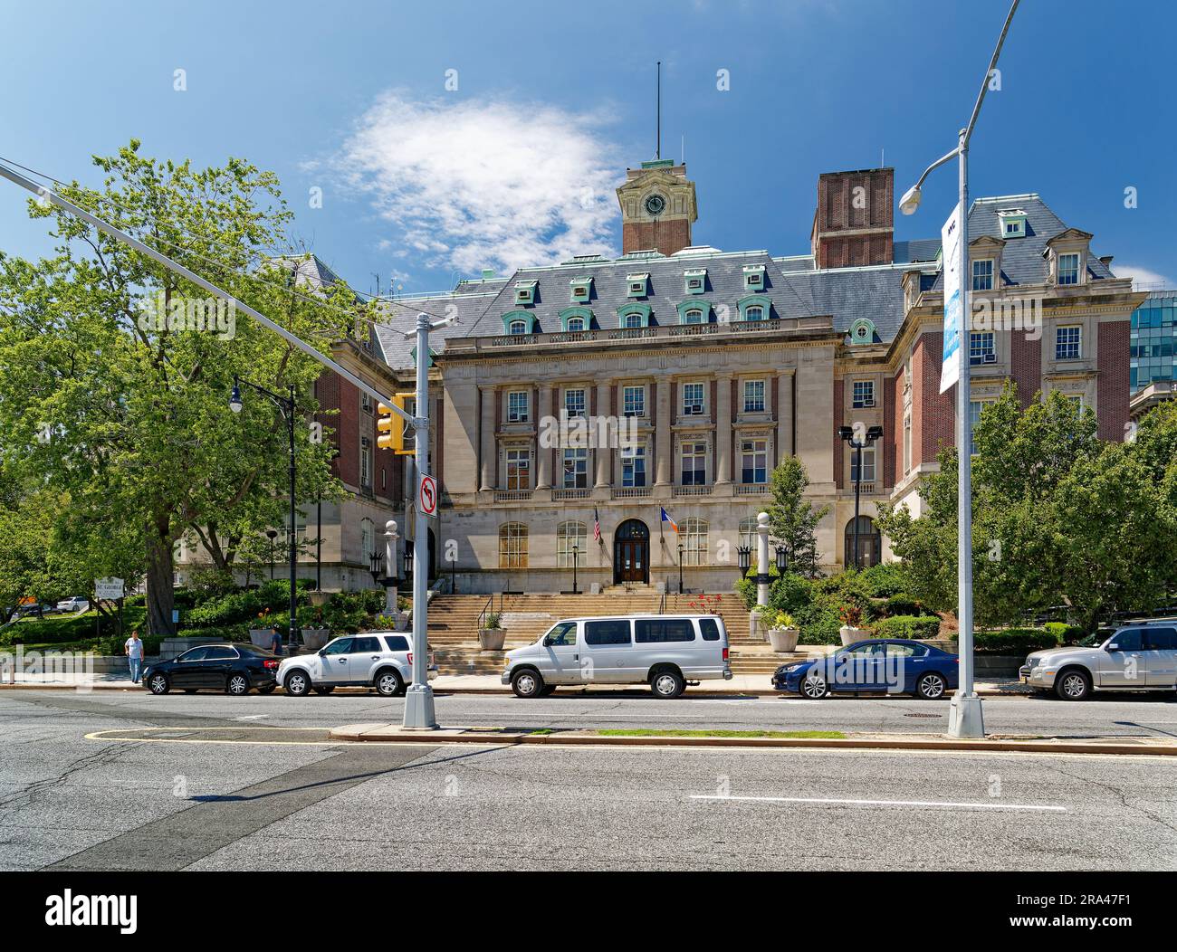 Staten Island Borough Hall was built in 1906 on a hill overlooking NY ...