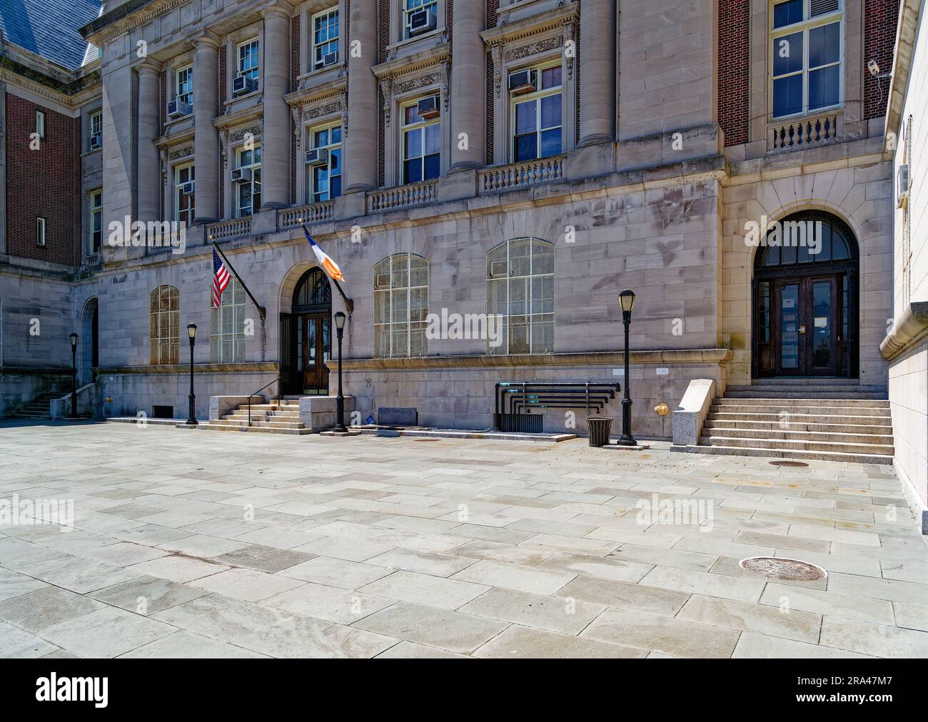 Staten Island Borough Hall was built in 1906 on a hill overlooking NY ...