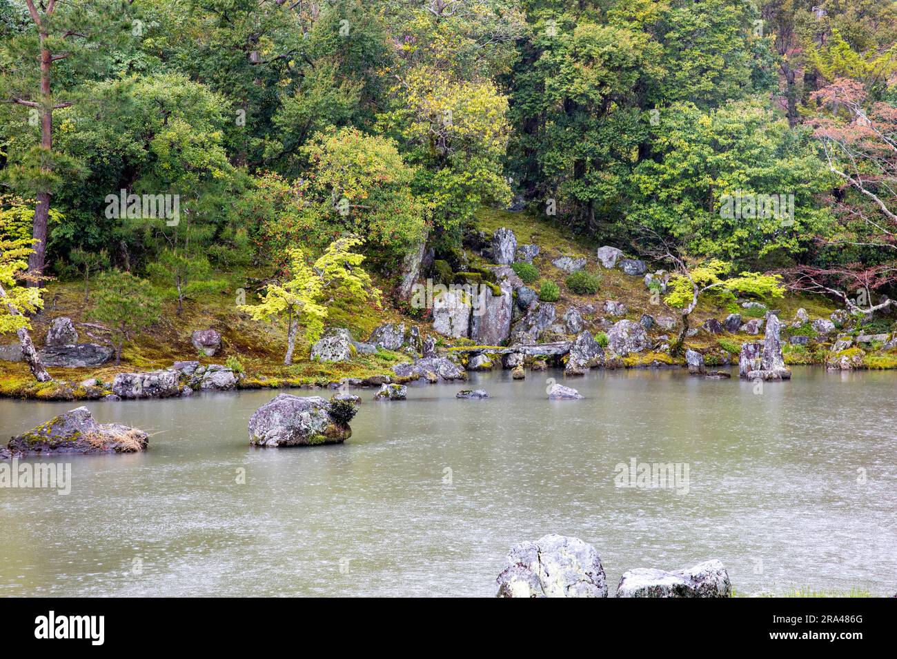 Sogenchi pond garden, 2023, Tenryu-ji temple grounds in Kyoto,Japan ...