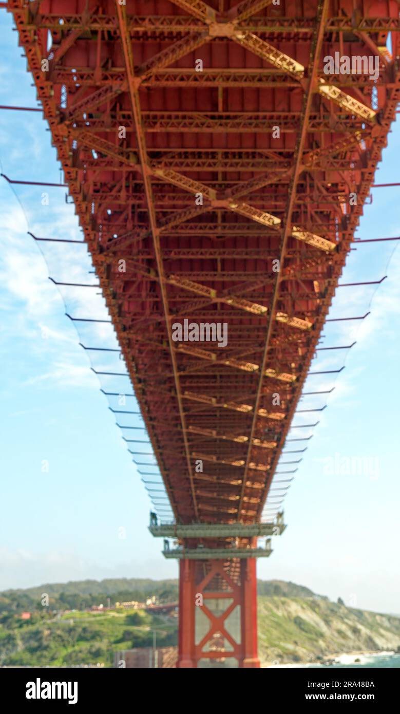 SAN FRANCISCO, CALIFORNIA - April 24, 2023: The Golden Gate Bridge is ...