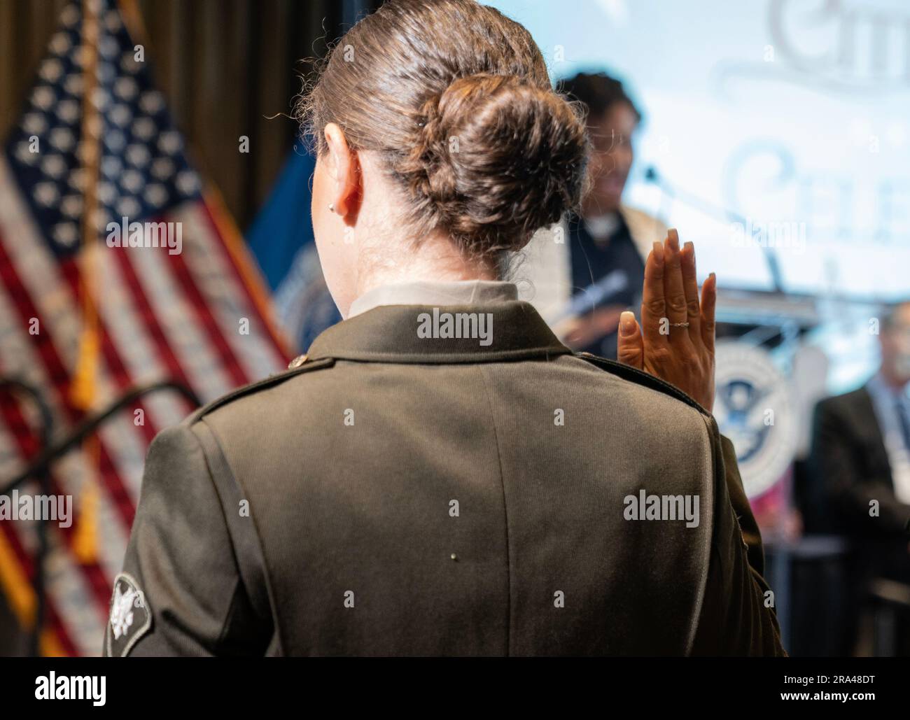 Mirjeta Tafa originally from Kosovo takes Oath of Allegiance at special ...