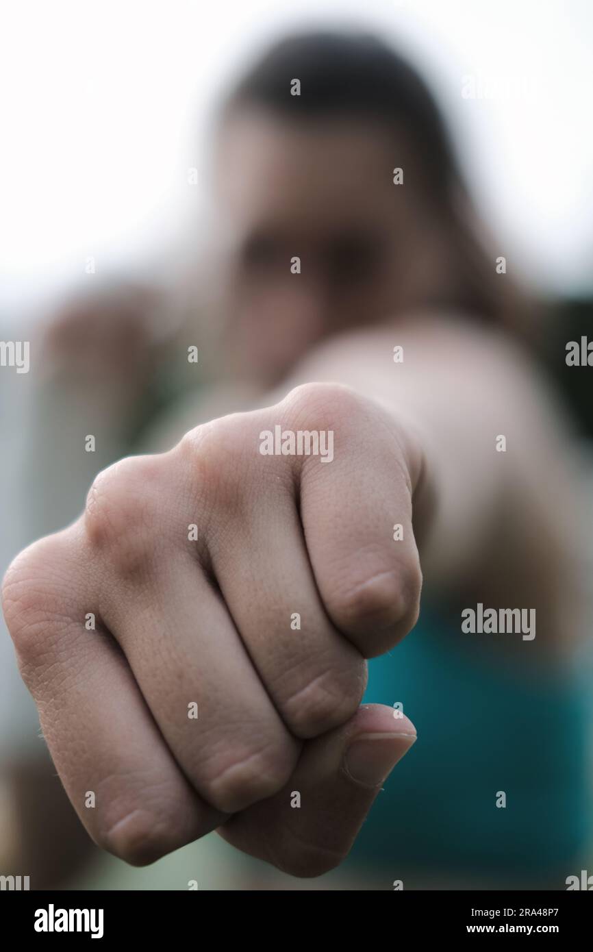 Hands up defending hi-res stock photography and images - Alamy