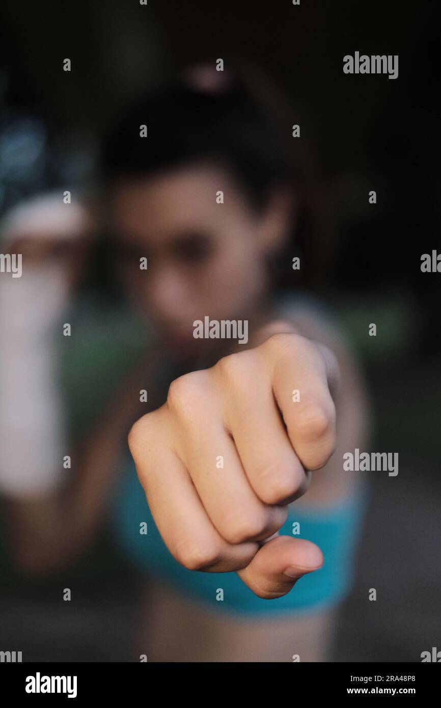 Hands up defending hi-res stock photography and images - Alamy