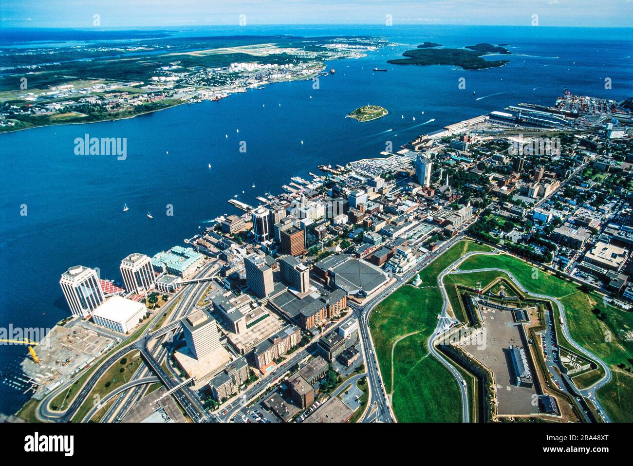 Halifax citadel aerial hi-res stock photography and images - Alamy