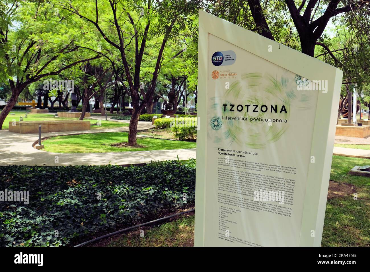Description of Tzotzona art installation; sculpture garden at Cultural ...