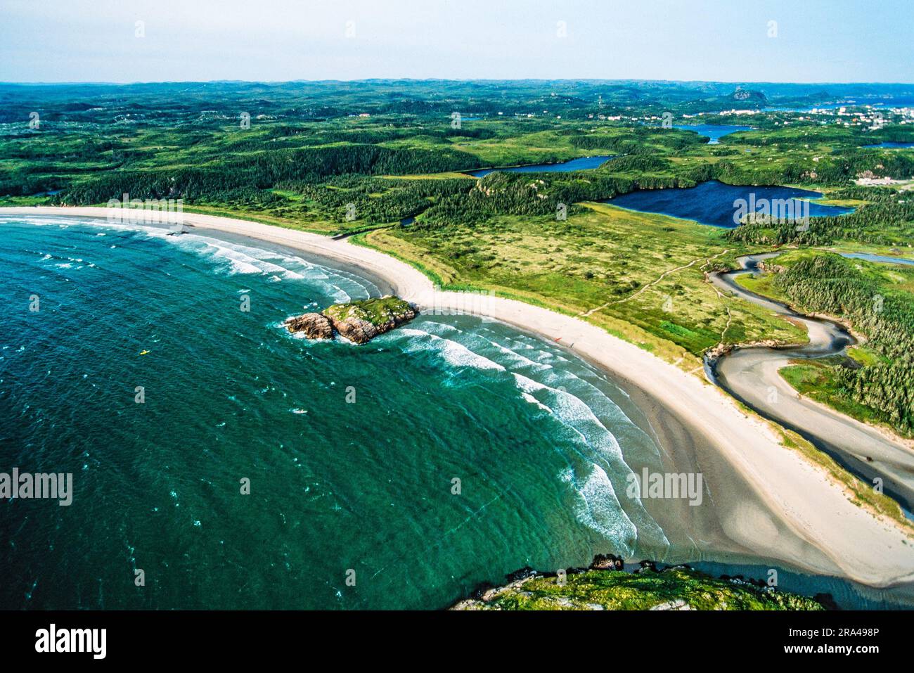 Aerial image of Burgeo, Newfoundland, Canada Stock Photo - Alamy