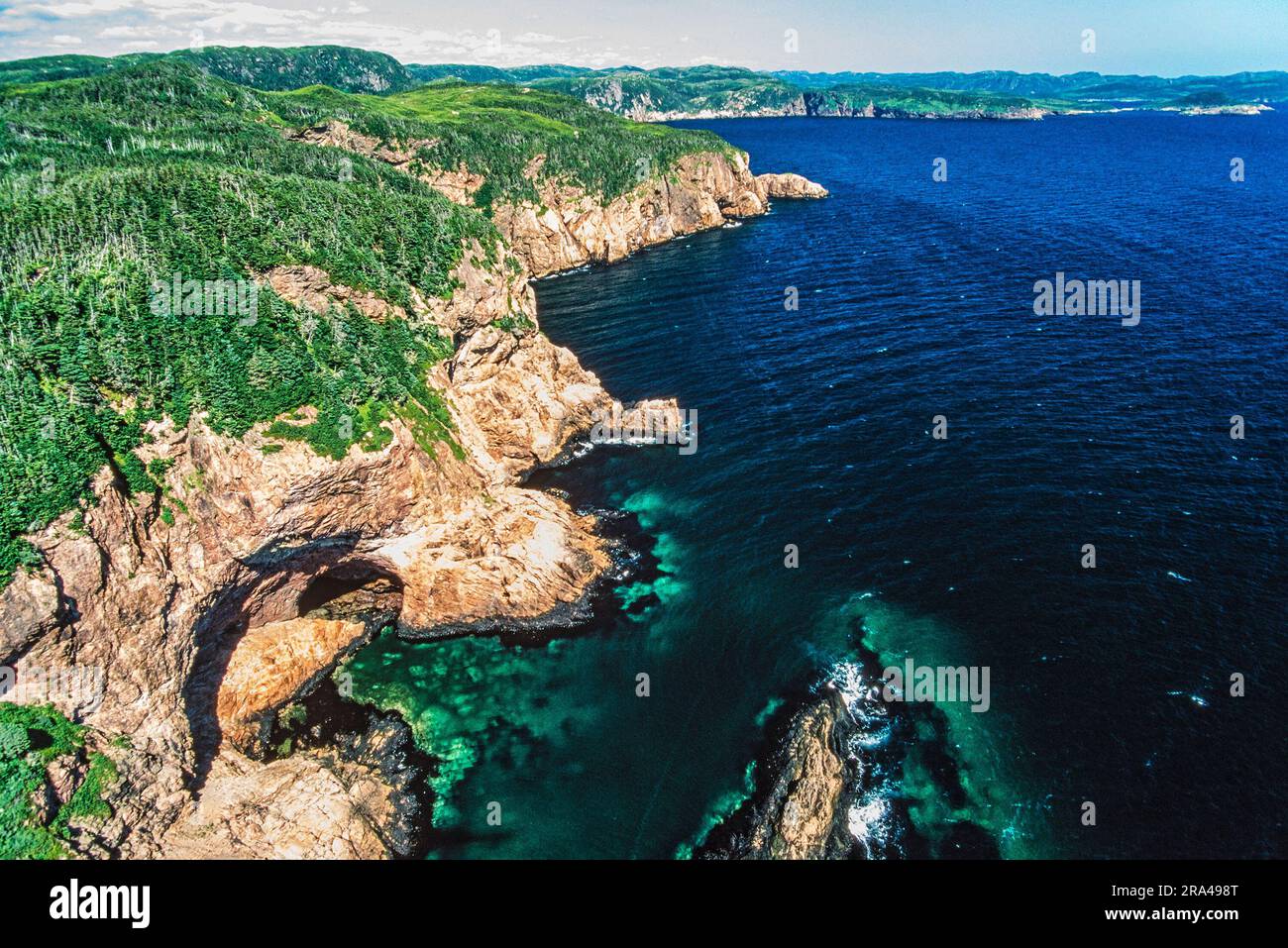 Aerial image of Burgeo, Newfoundland, Canada Stock Photo - Alamy