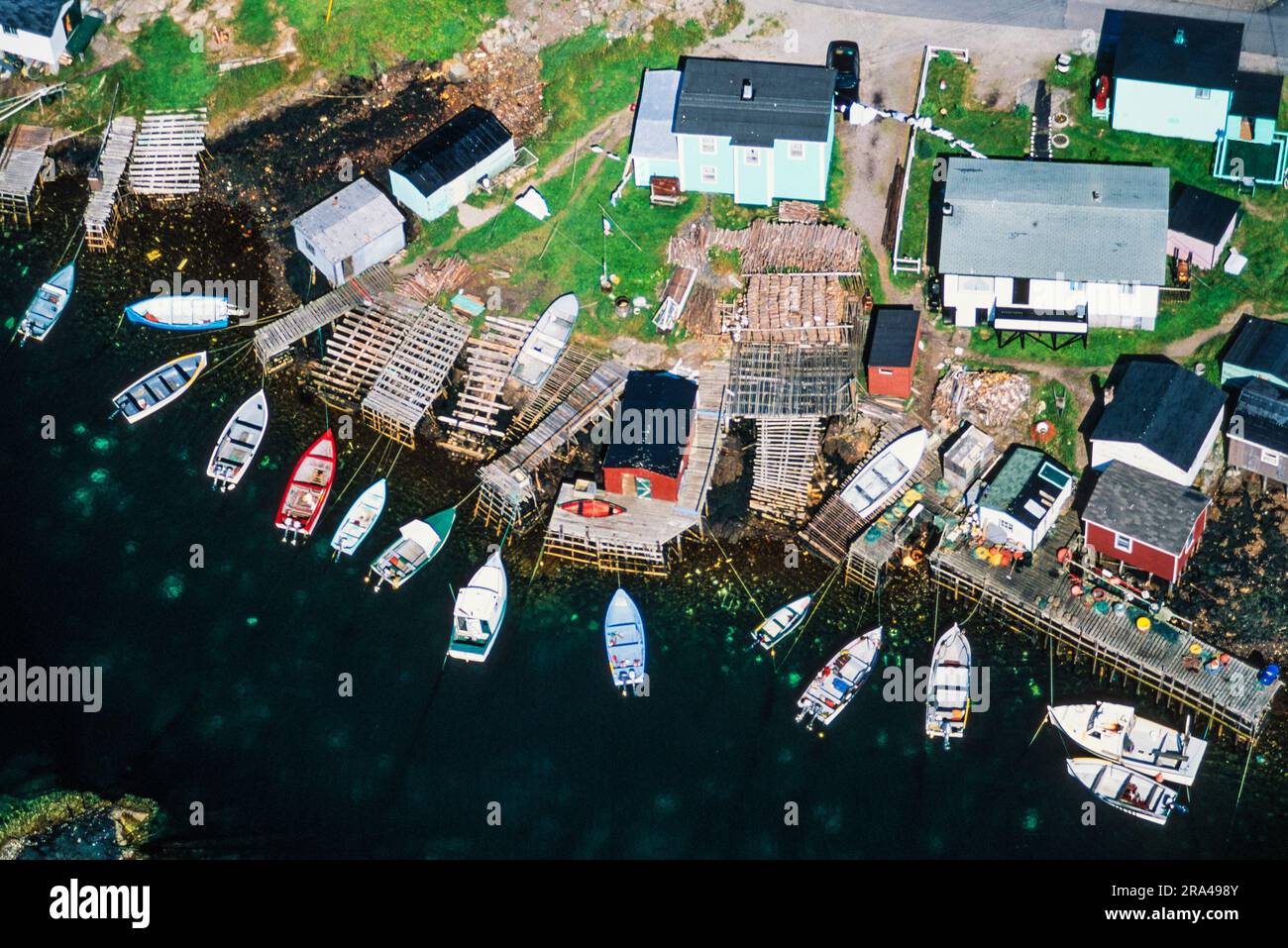 Aerial image of Burgeo, Newfoundland, Canada Stock Photo - Alamy