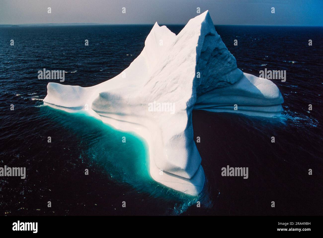 Aerial image of iceberg, Newfoundland, Canada Stock Photo - Alamy