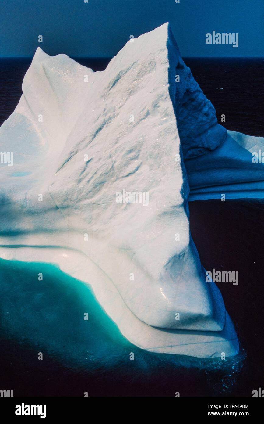 Aerial image of iceberg, Newfoundland, Canada Stock Photo - Alamy