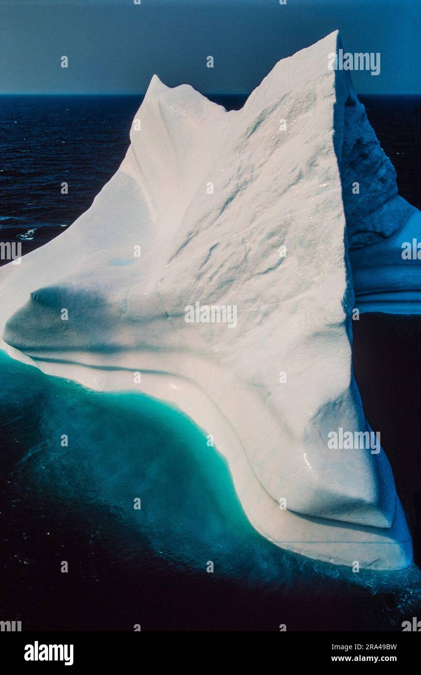 Aerial image of iceberg, Newfoundland, Canada Stock Photo - Alamy