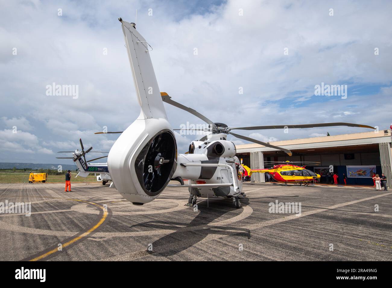 Marignane, France. 30th June, 2023. View of an Airbus model H 165 ...