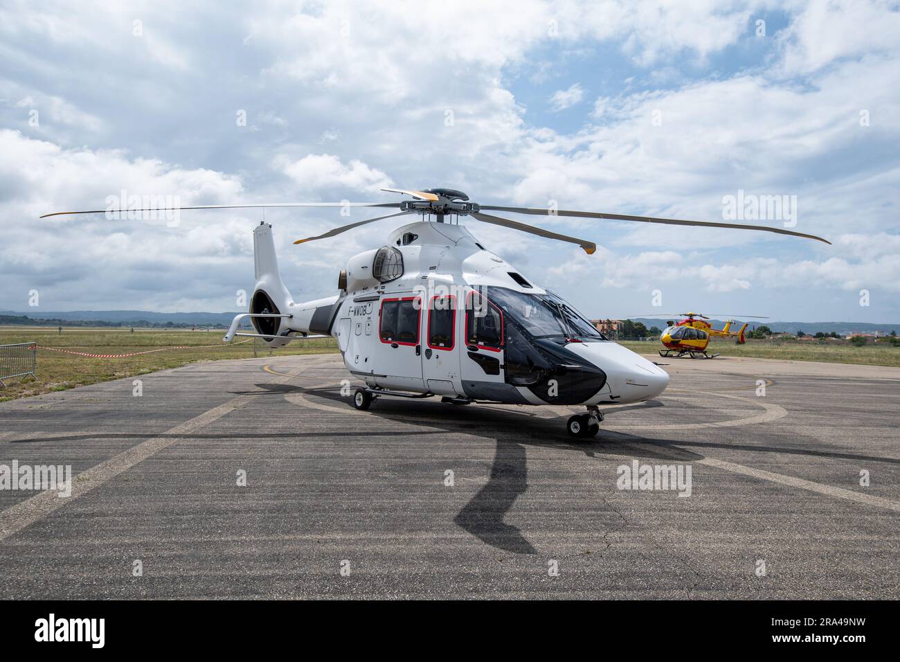 Marignane, France. 30th June, 2023. View of an Airbus model H 165 ...