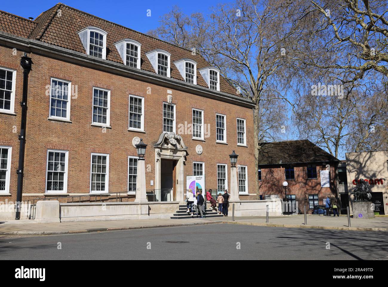 The Foundling Museum in Brunswick Square, which tells the story of the Foundling Hospital ...