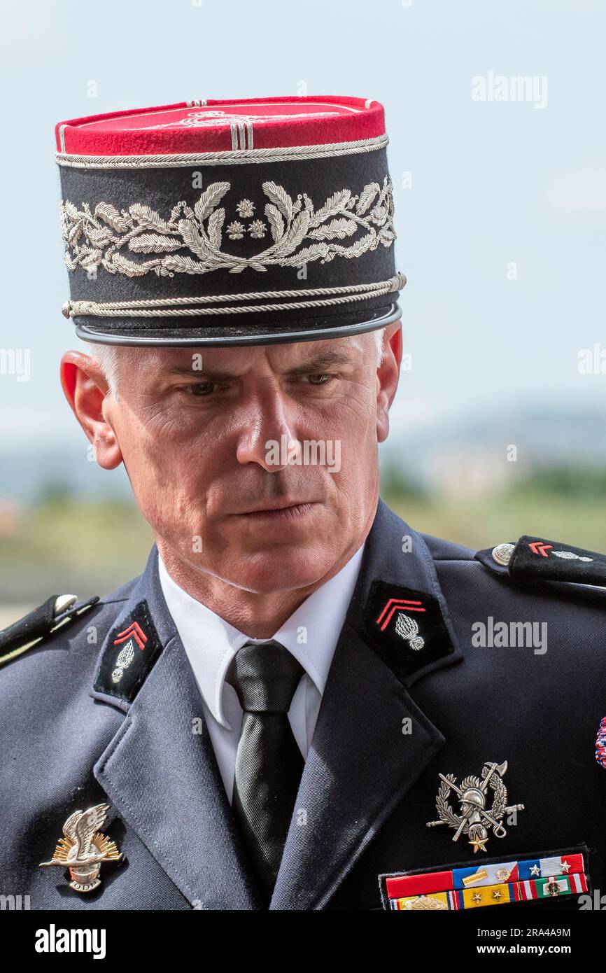 Marignane, France. 30th June, 2023. Controller-General Grégory Allione ...
