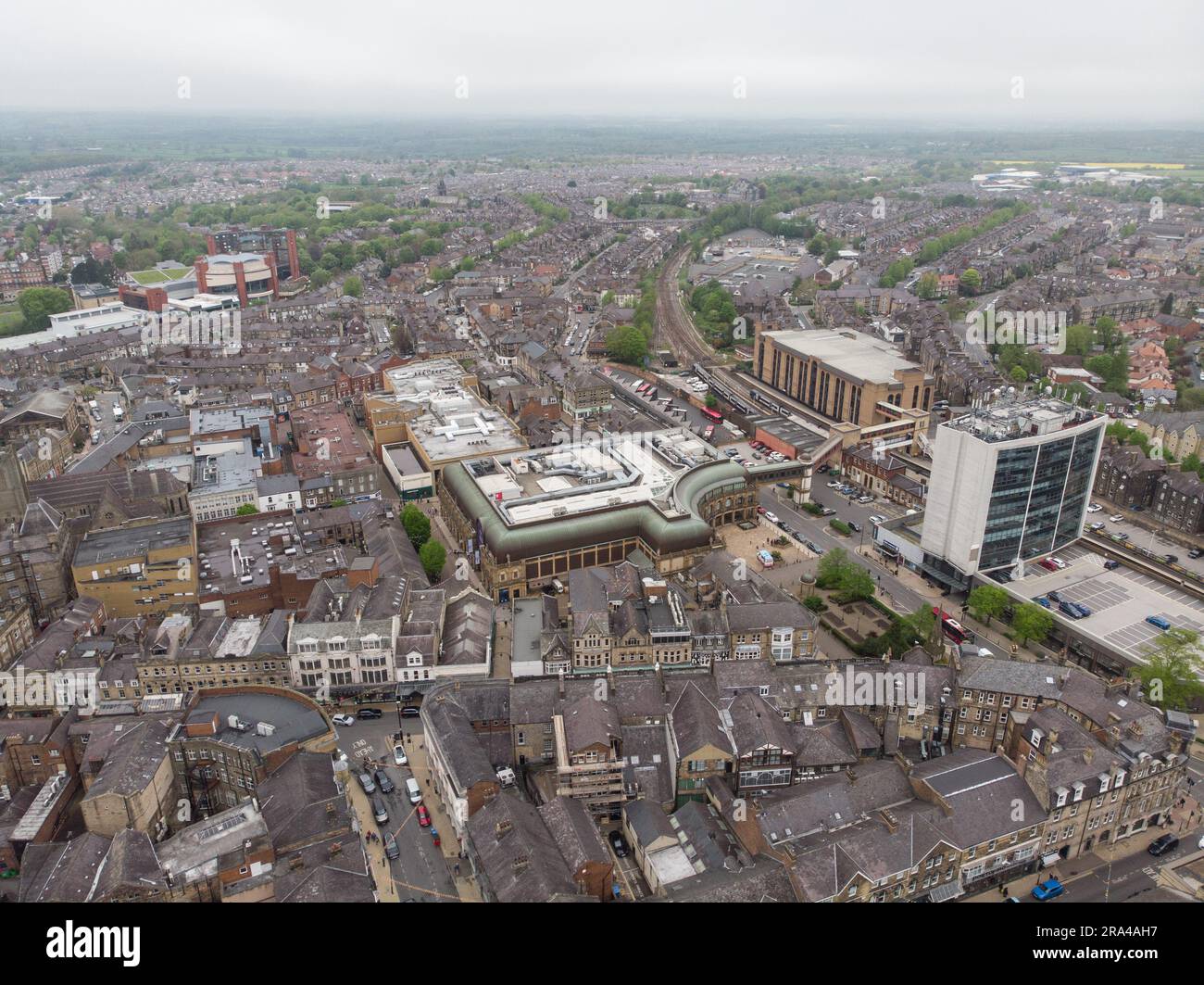 Aerial view harrogate hi-res stock photography and images - Alamy