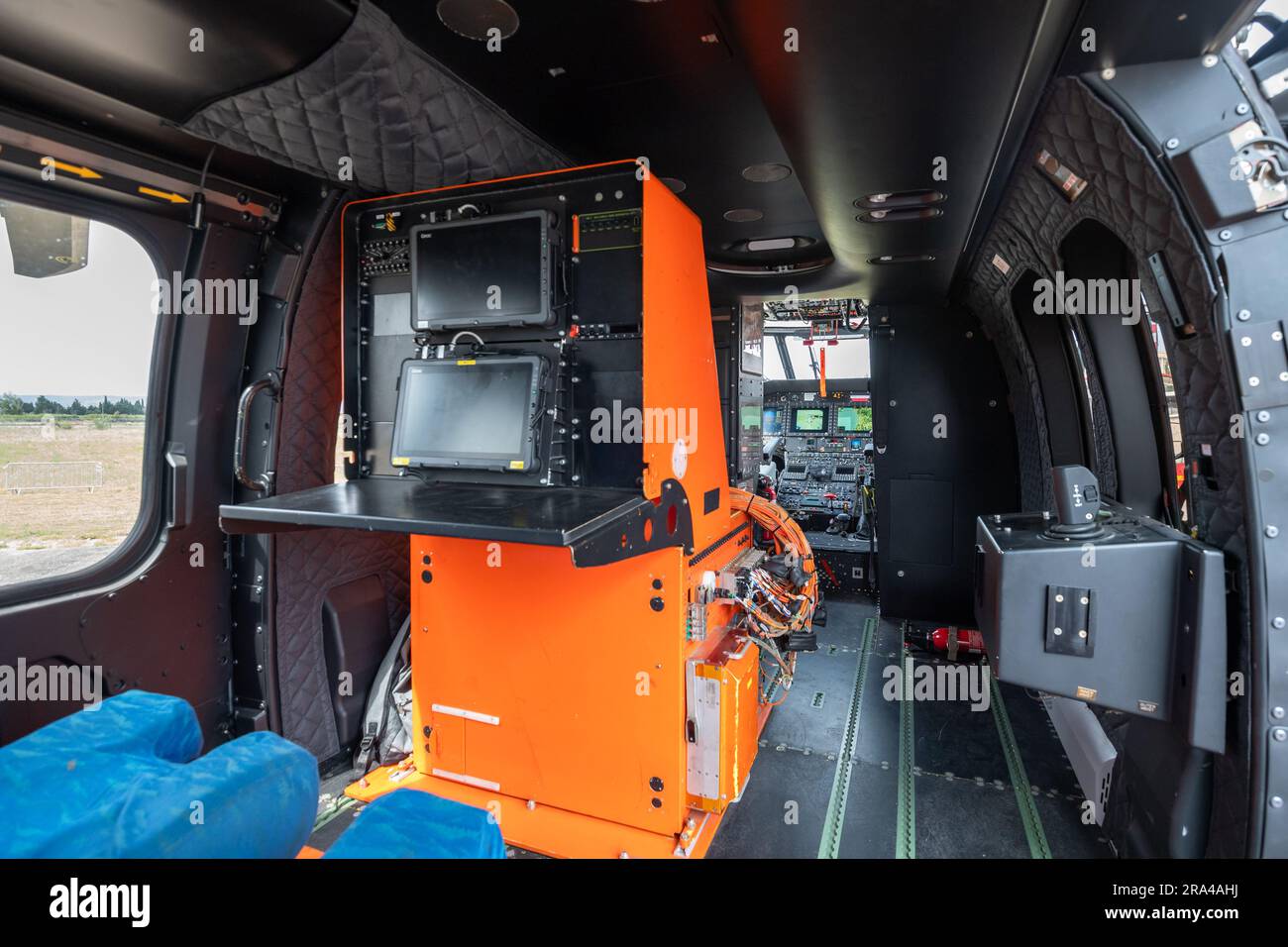 Marignane, France. 30th June, 2023. View of the fully modular interior ...
