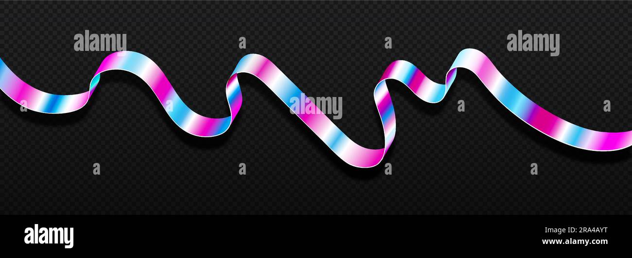 Holographic bright ribbon concept Stock Vector Image & Art - Alamy