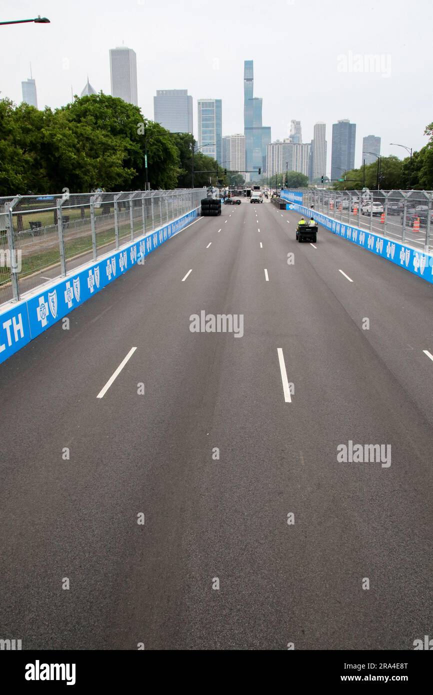 A section of the race course can be seen from the Big Bus Tour of the ...