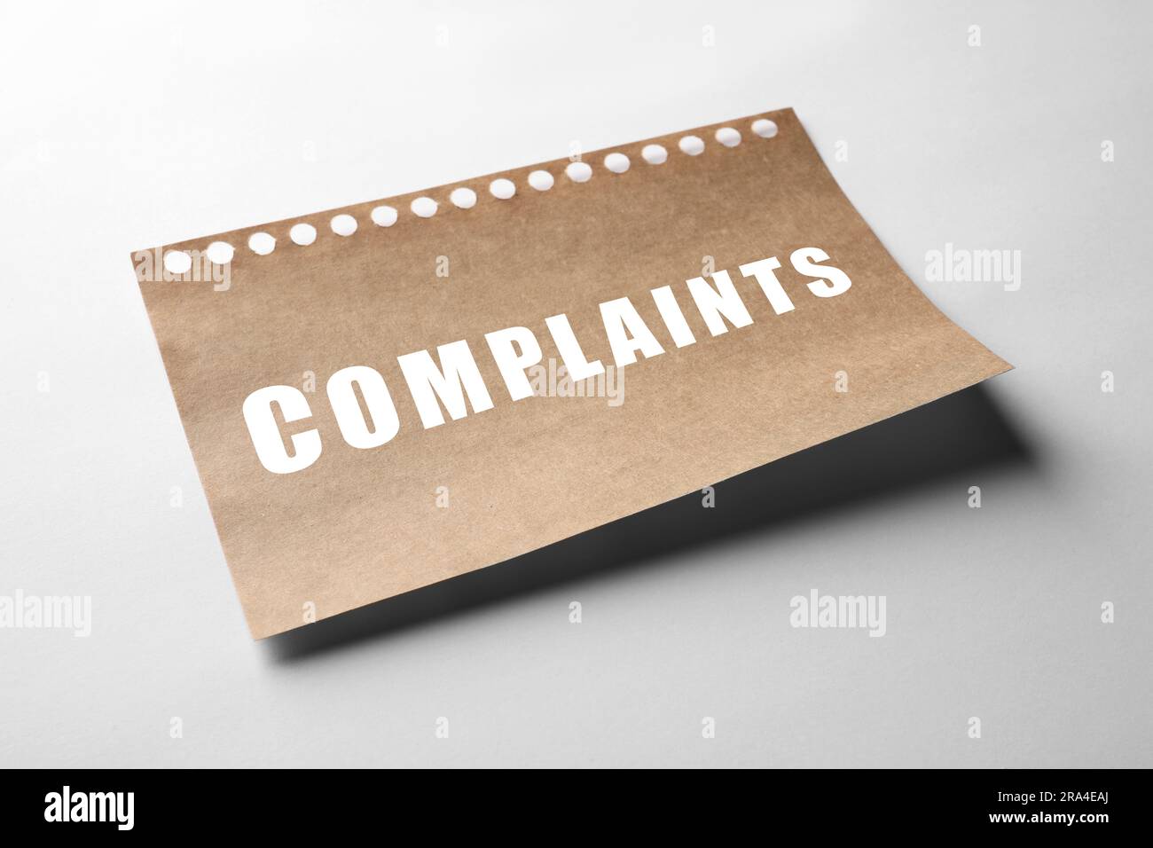 Complaints word hi-res stock photography and images - Alamy