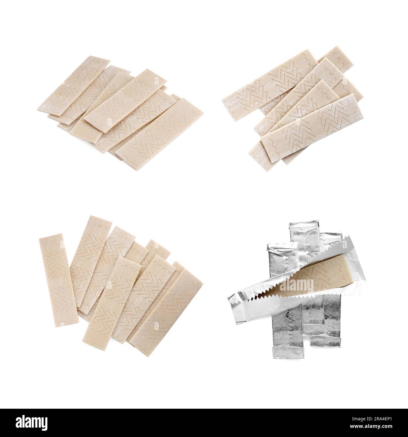 Peel Apart Foil Gum Wrappers