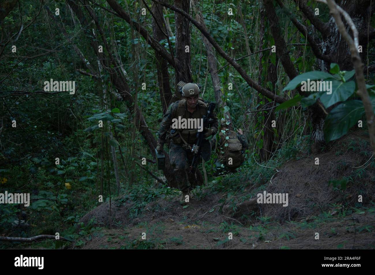 U.S. Marines with Advanced Infantry Training Battalion, School of ...