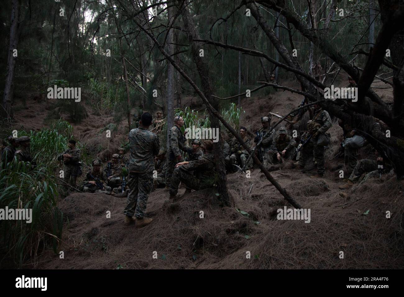 U.S. Marines with Advanced Infantry Training Battalion, School of ...