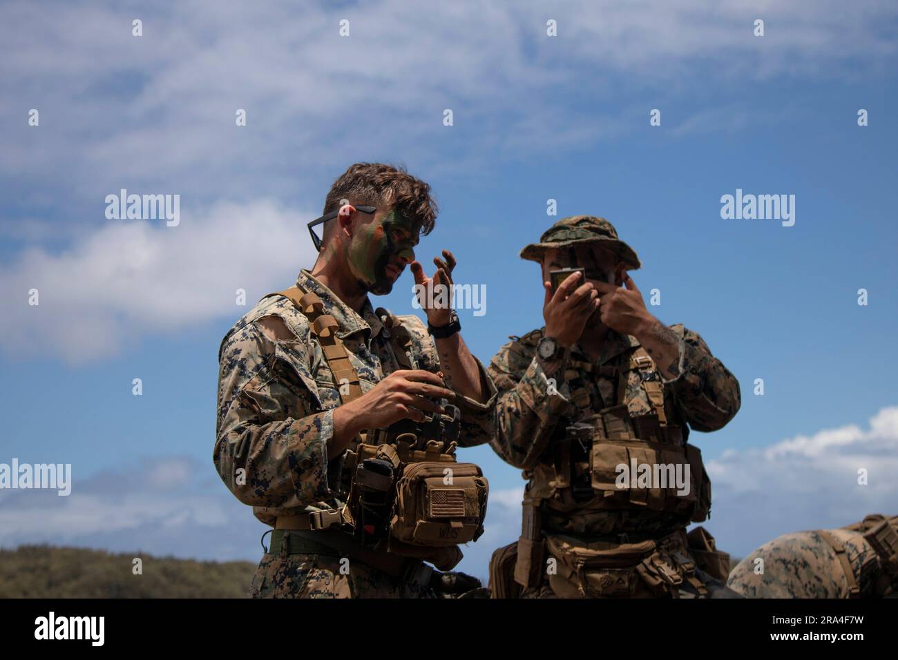 U.S. Marines with Advanced Infantry Training Battalion, School of ...