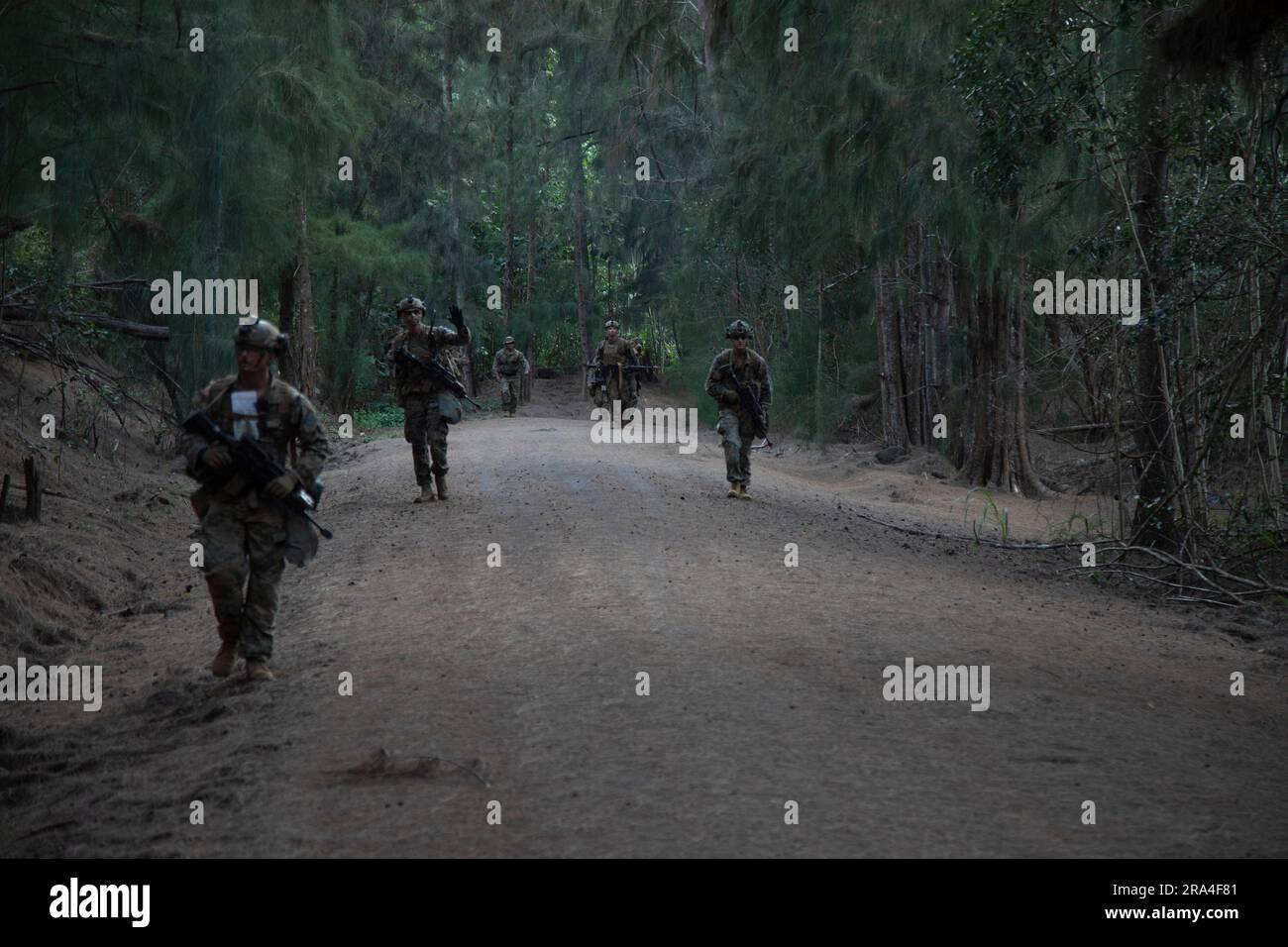 U.S. Marines with Advanced Infantry Training Battalion, School of ...