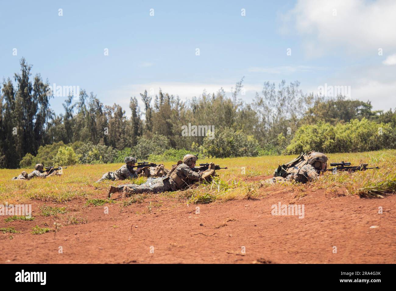 U.S. Marines with Advanced Infantry Training Battalion, School of ...