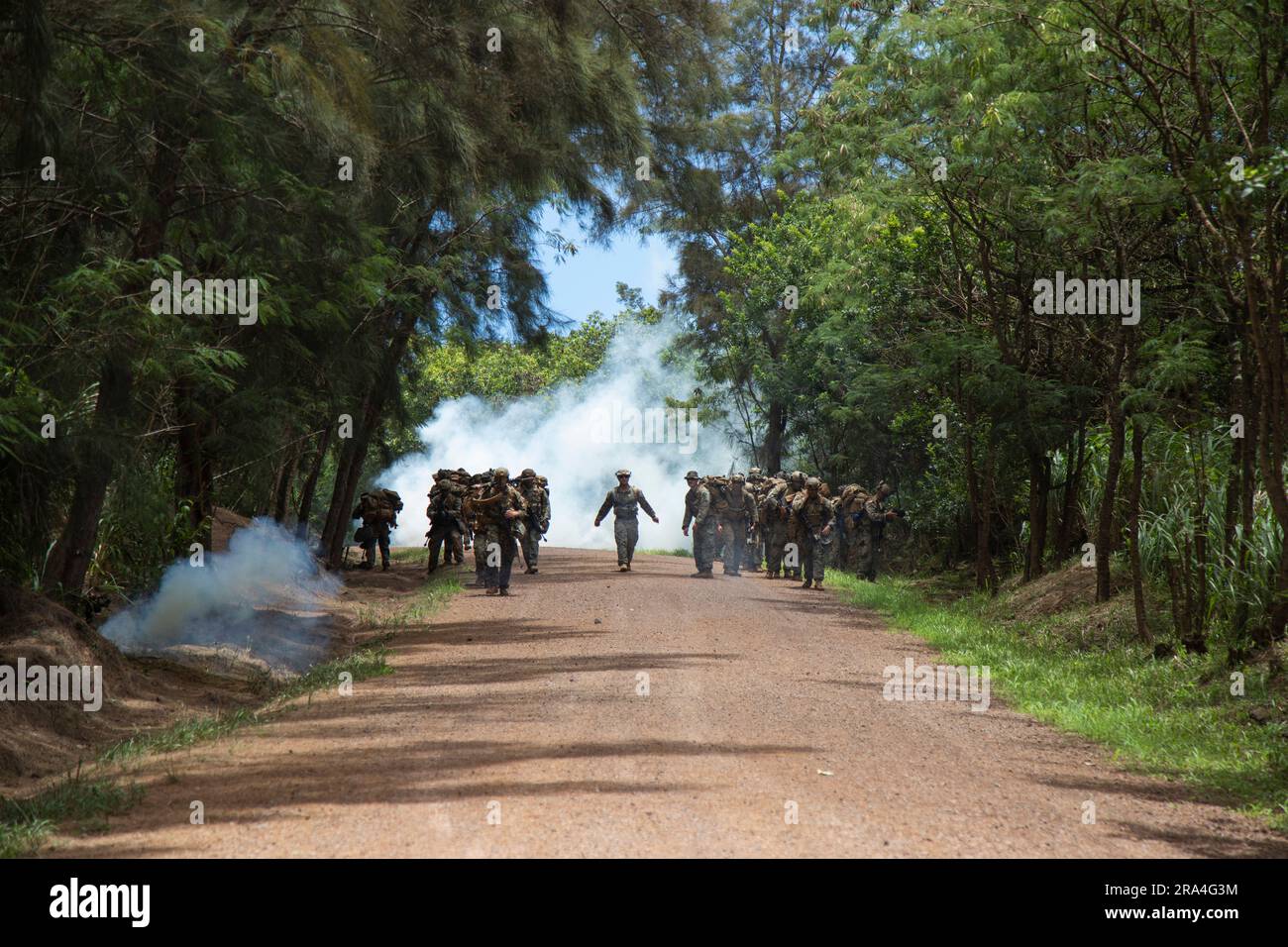 U.S. Marines with Advanced Infantry Training Battalion, School of ...