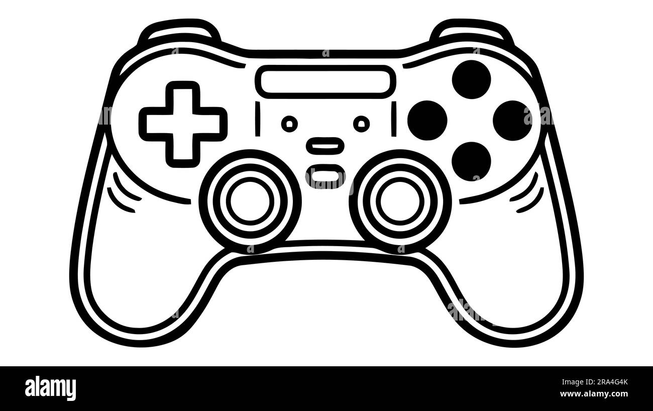 Minimal Gaming Symbol - Stream modern Games - Wireless Controller Icon ...