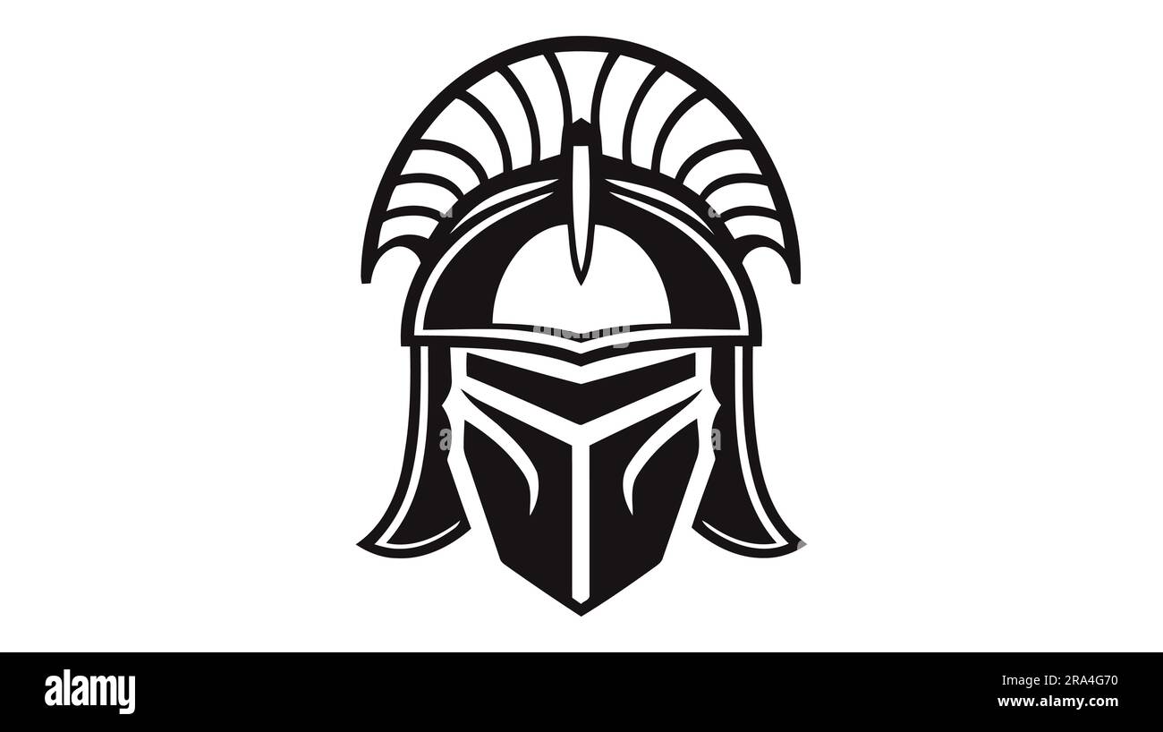 Knight warrior helmet, heraldry armor of medieval soldier, ancient ...