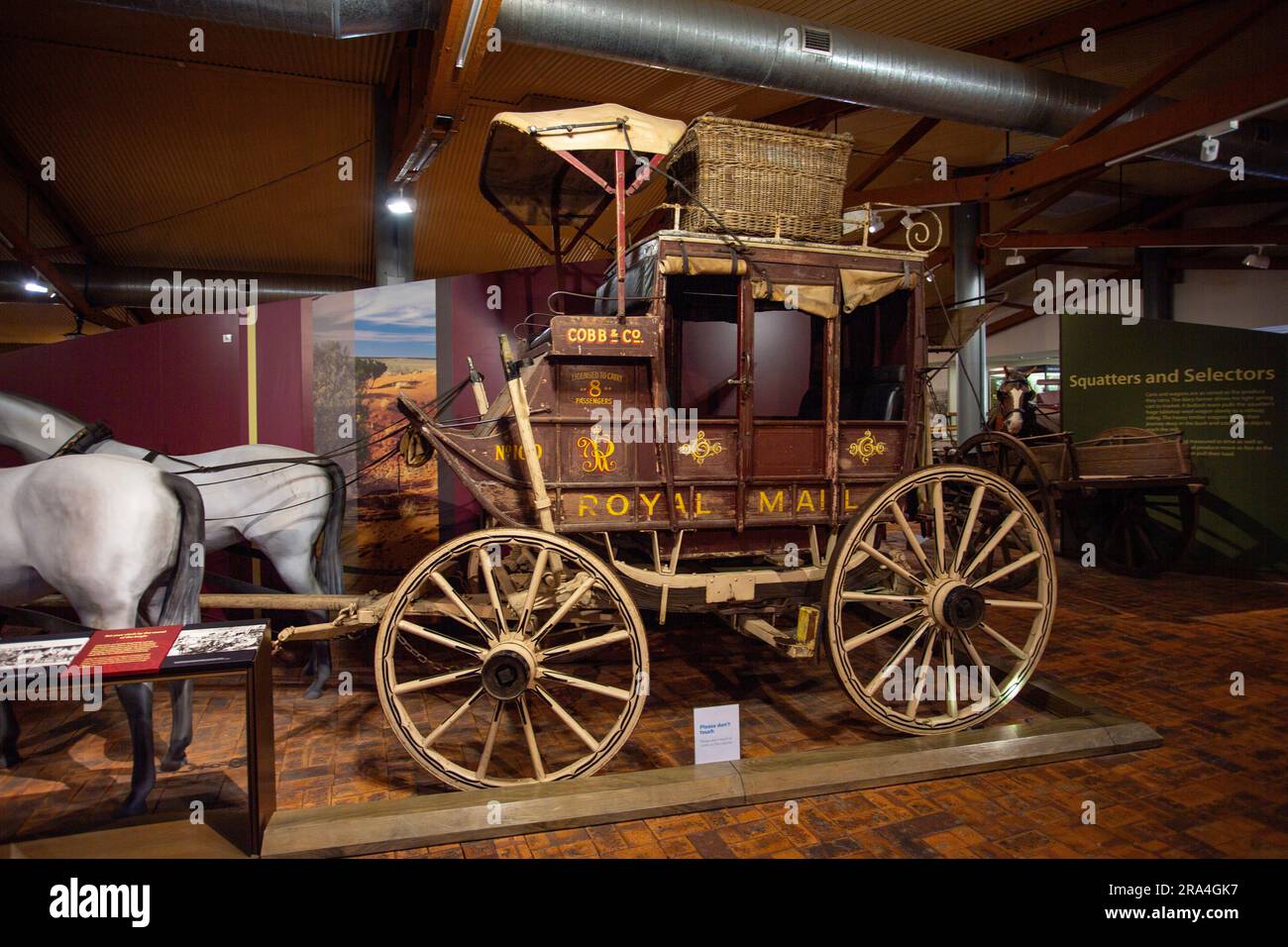 Toowoomba National Carriage Collection on Cobb and Co Museum with many ...