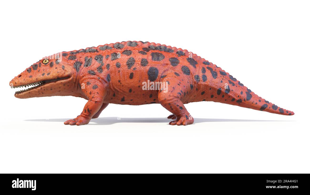 Eryops prehistoric amphibian, illustration Stock Photo - Alamy