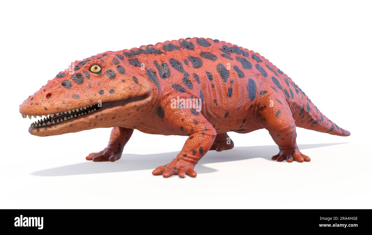 Prehistoric amphibious hi-res stock photography and images - Alamy