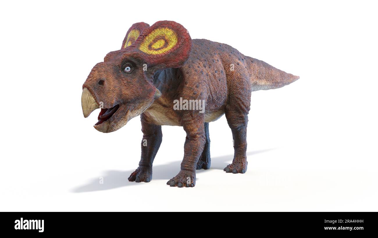 Protoceratops dinosaur, illustration Stock Photo - Alamy