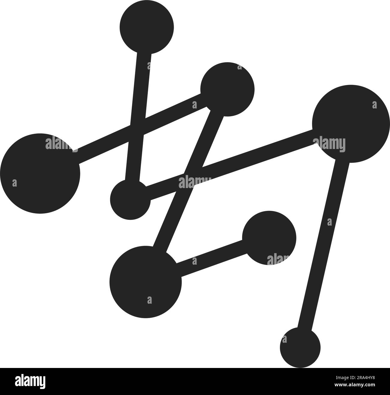 network logo template. Icon Illustration Brand Identity. Isolated and ...