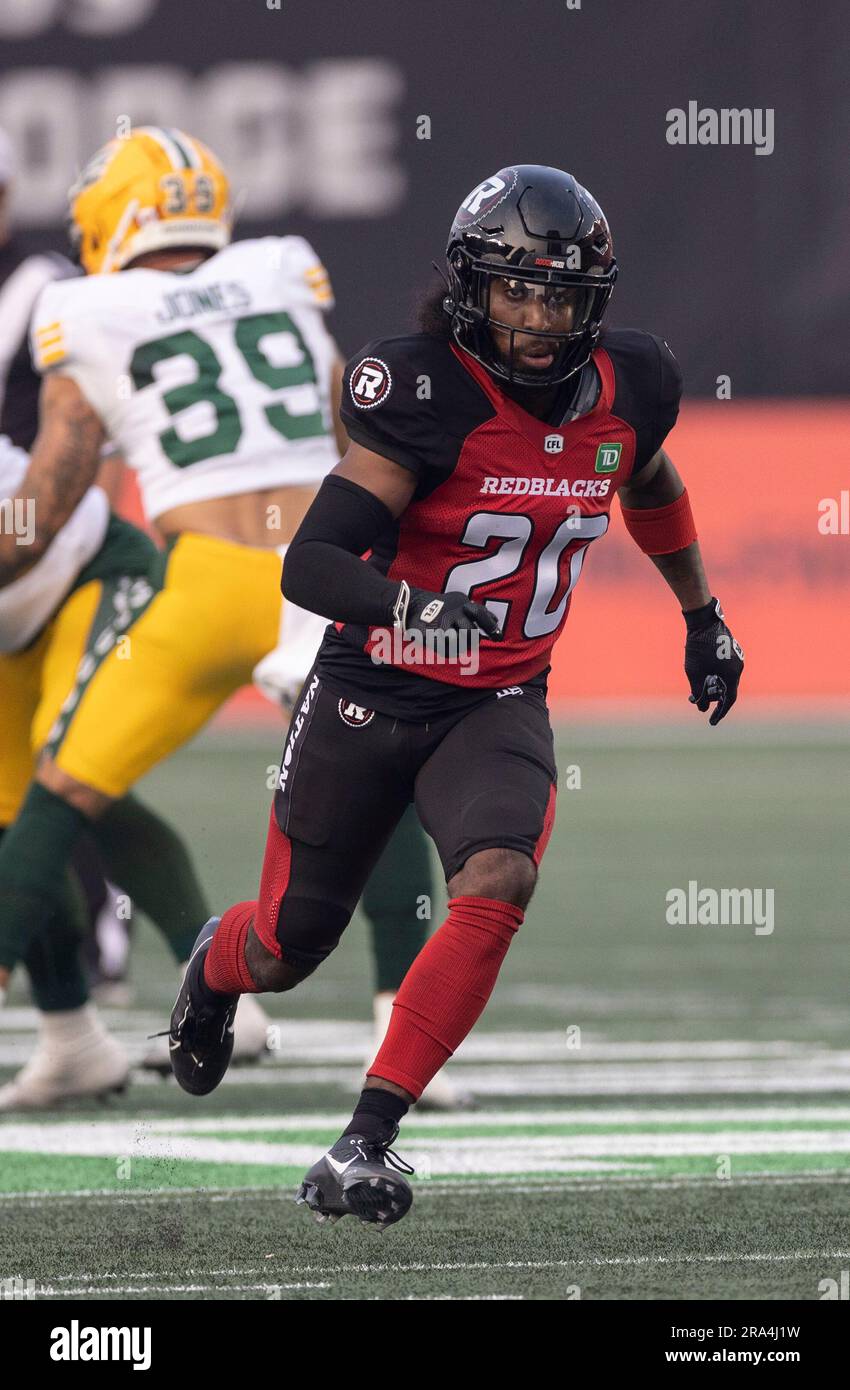 (Ottawa, Canada---30 June 2023) Alonzo Addae (20) of the Ottawa ...